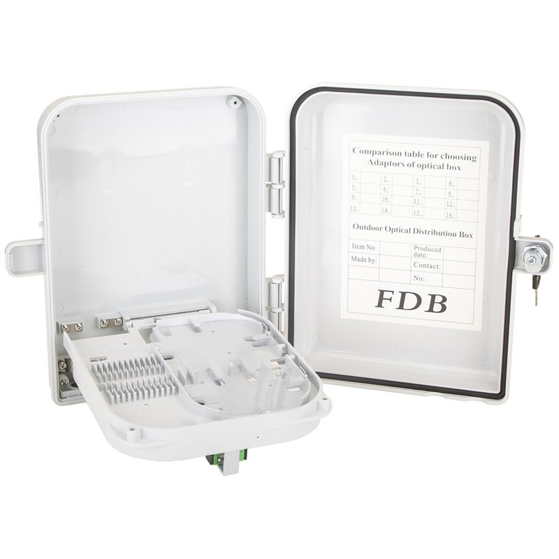 FTTH terminal glasvezelbox voor 16x SC