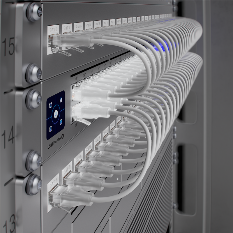 USW-Pro-Max-48-PoE is a Layer 3 48-port PoE switch.