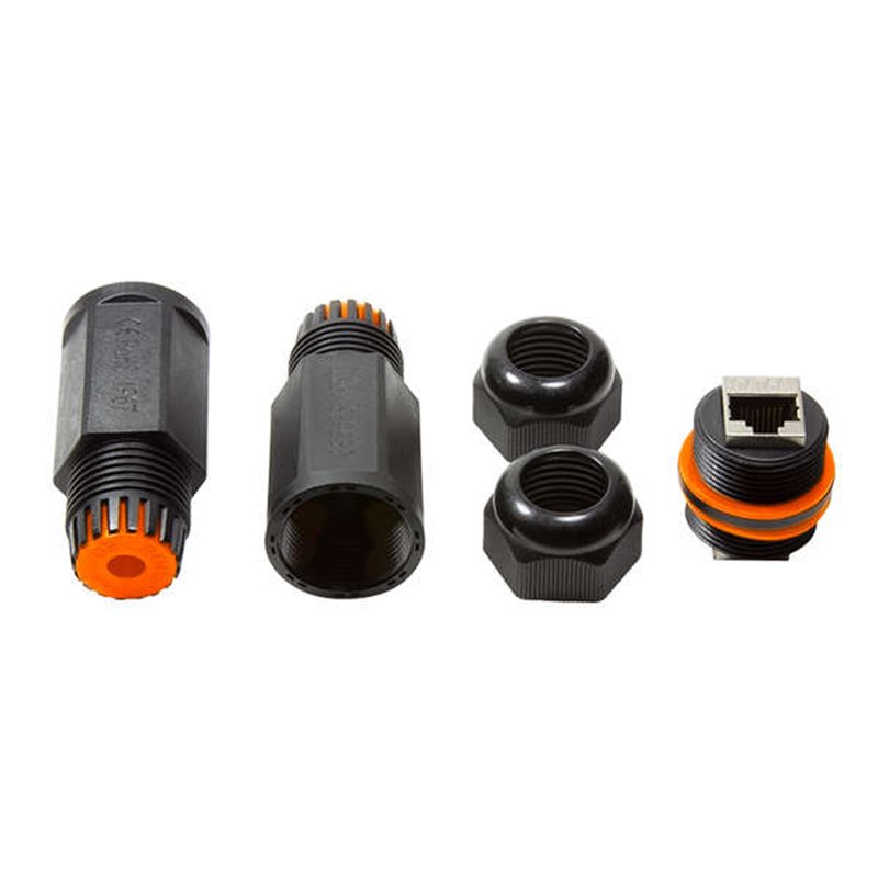 Watertight coupling for outdoor use.