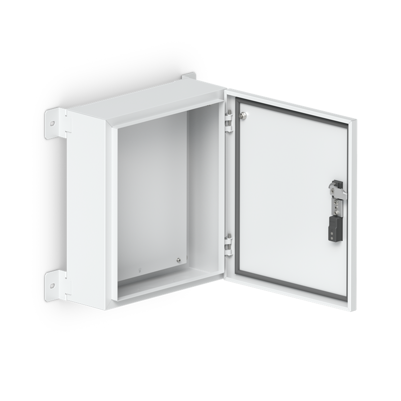 The Junction Utility is an indoor/outdoor enclosure for UniFi Access Hubs